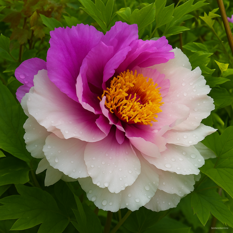 Loss Promotion!white Purple Double Color Peony Flower Flores Potted ...