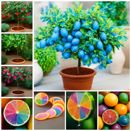 20 Pcs Rainbow Lemon Organic Fruit Tree Seeds - BestSeedsOnline.com ...