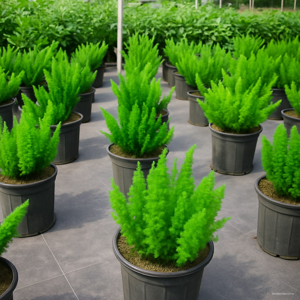 100 Pcs Mixed Foxtail Fern Bonsai Exotic Rare Creeper Vines Grass ...