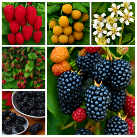 Giant Chinese Wild Raspberry Seeds Mixed Colors Easy Grow ...