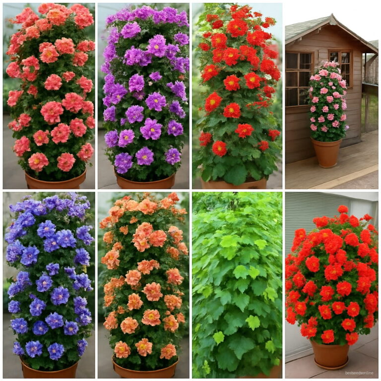 50 Pcs Multicolor Geranium Seeds Pelargonium Peltatum - BestSeedsOnline ...