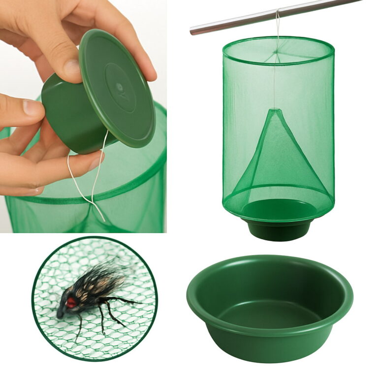 Foldable Mosquito Capture Catch Fly Mesh Net Cage Hanging Trap Catcher ...