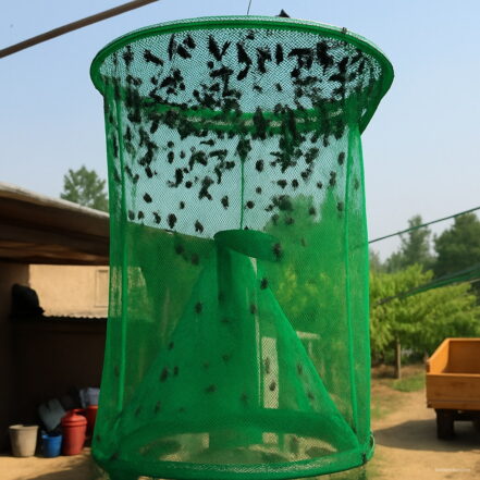 Foldable Mosquito Capture Catch Fly Mesh Net Cage Hanging Trap Catcher ...