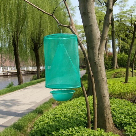 Foldable Mosquito Capture Catch Fly Mesh Net Cage Hanging Trap Catcher ...