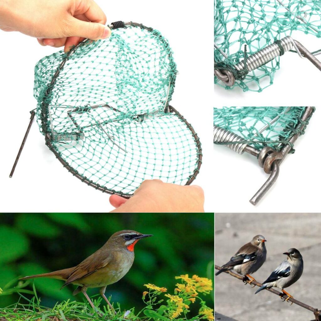 20cm Heavy Duty Humane Bird Net Sensitive Garden Pest Control Trap ...