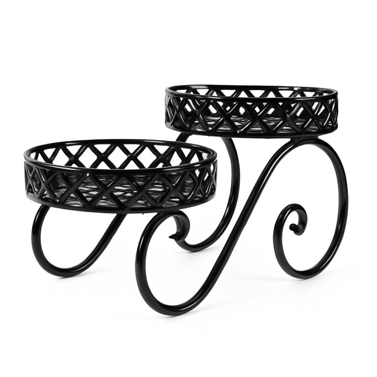 Simple Flower Stand Balcony Iron Rack Outdoor And Indoor Metal Holder ...