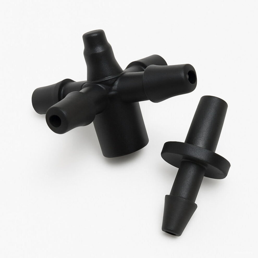 Drip Irrigation 5-way Hose Splitters 4-way Cross Connector Garden Water ...