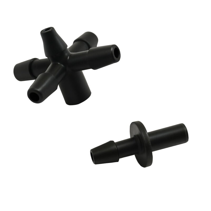 40 Sets Garden Drip Irrigation Hose Splitters Cross Connector Adapters ...