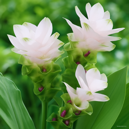 50 Pcs Thailand Blue Curcuma Bonsai Also Called Tulip Flower A Of The ...