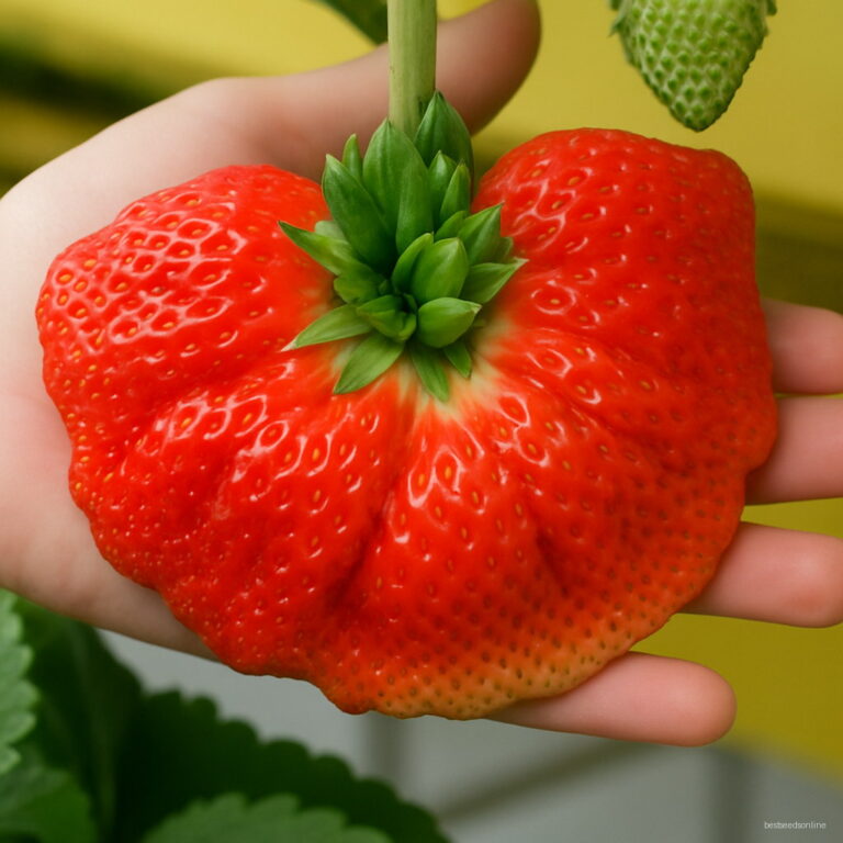 1000 Giant Peachsized Strawberry Fruit Seeds - BestSeedsOnline.com ...