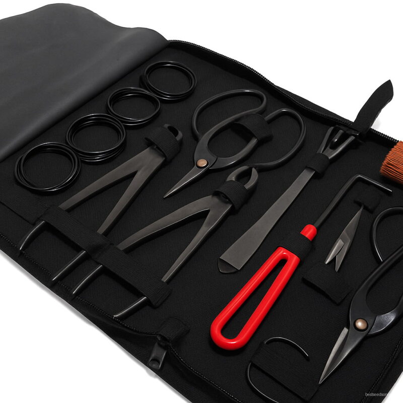 Bonsai Tools Set Multi-function Kit 14 – Piece Carbon Steel Shear And ...