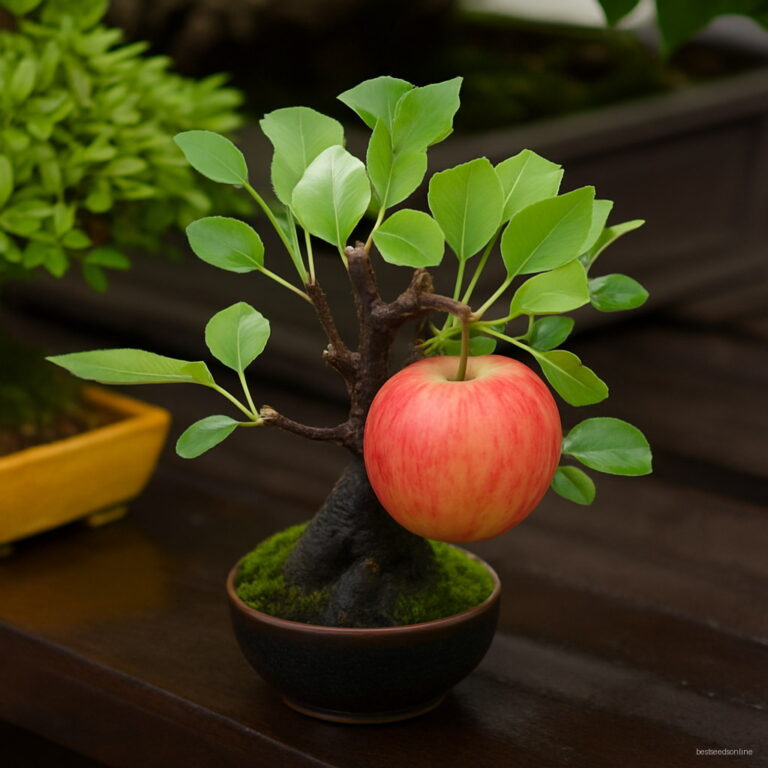 30 Pcs Dwarf Apple Miniature Tree Sweet Organic Fruit Vegetable Plant ...