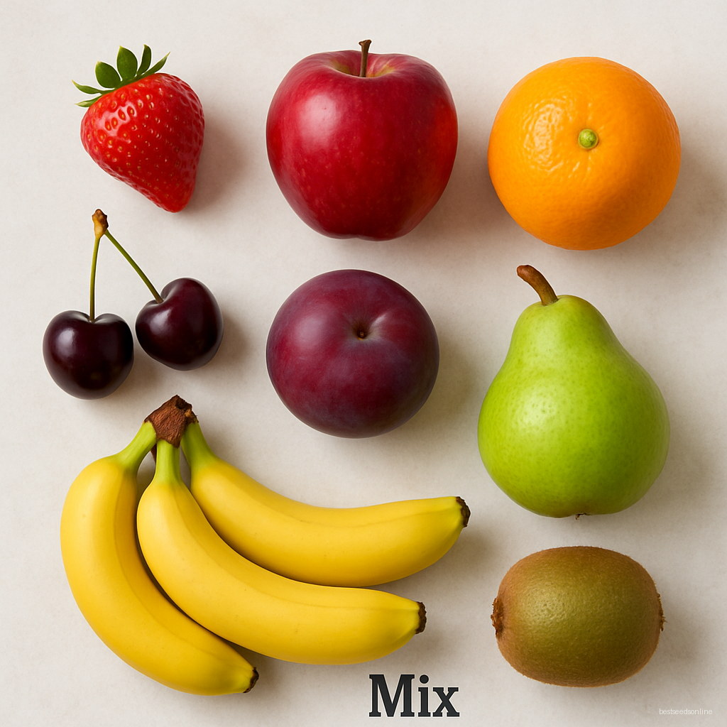 30 Pcs Dwarf Apple Miniature Tree Sweet Organic Fruit Vegetable Plant ...