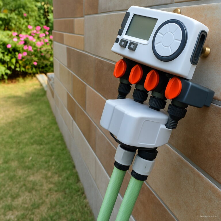 Automatic 4-zone Irrigation System Watering Timer Garden Water ...