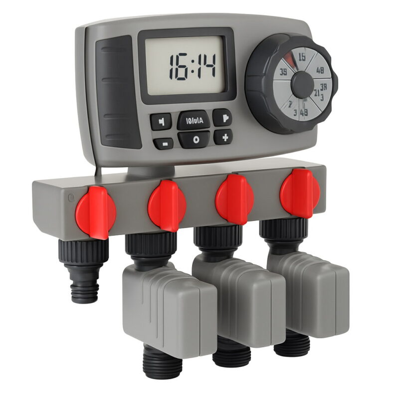 Garden Automatic 4-zone Irrigation Watering Timer System Water 2 ...