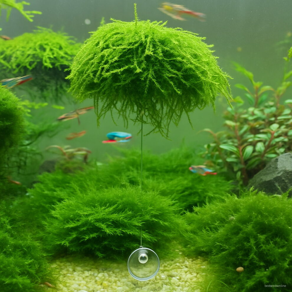 Live 5cm Moss Ball Plant For Aquarium Fish Tank Filtration Decor ...