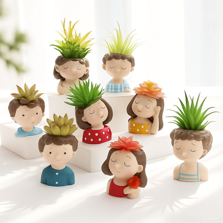 1 Piece Flowerpot Home Garden Mini Bonsai Cactus Planter Pots Succulent ...