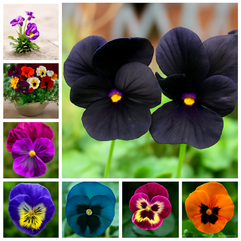 Garden Plant Mixed Pansy Bonsai Planta 200 Pcs Flower Colorful Outdoor ...